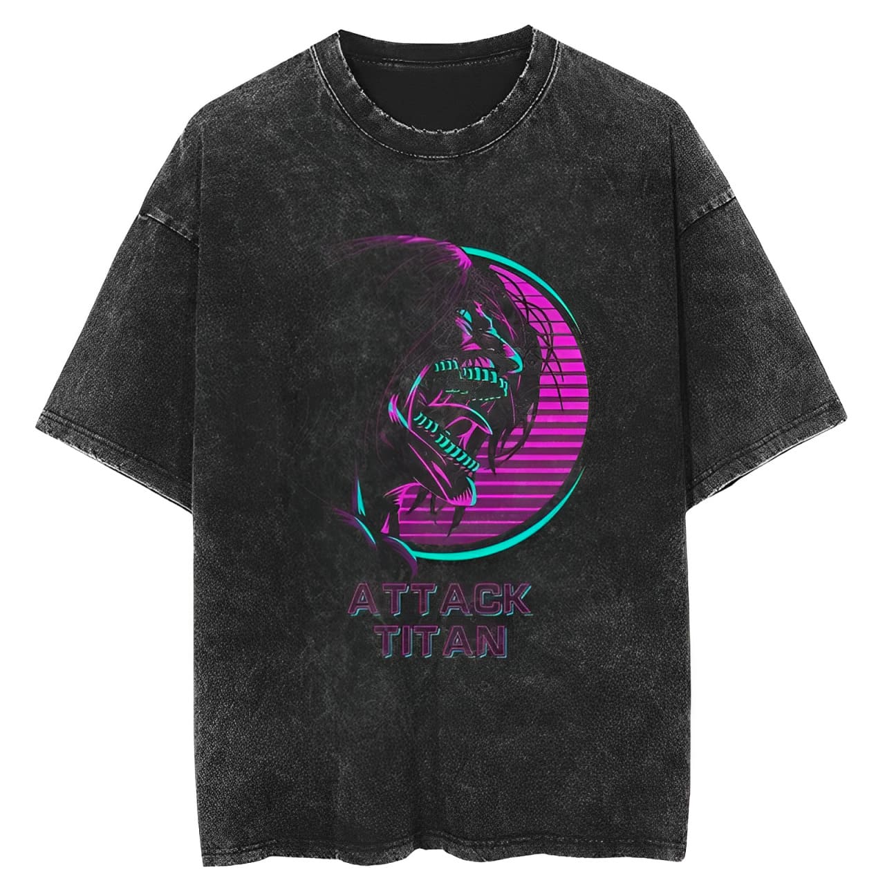 T-Shirt Attack on Titan Neon | Irosuki